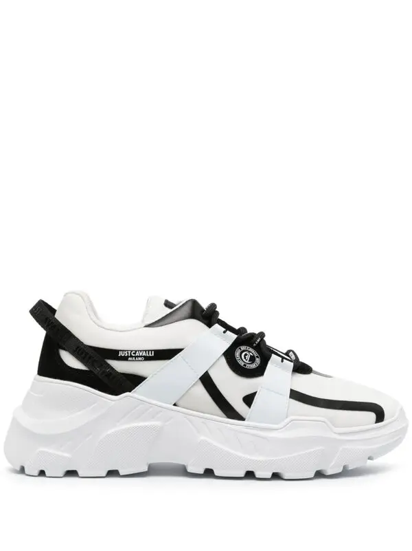 Just Cavalli Mesh Chunky Sneakers - White