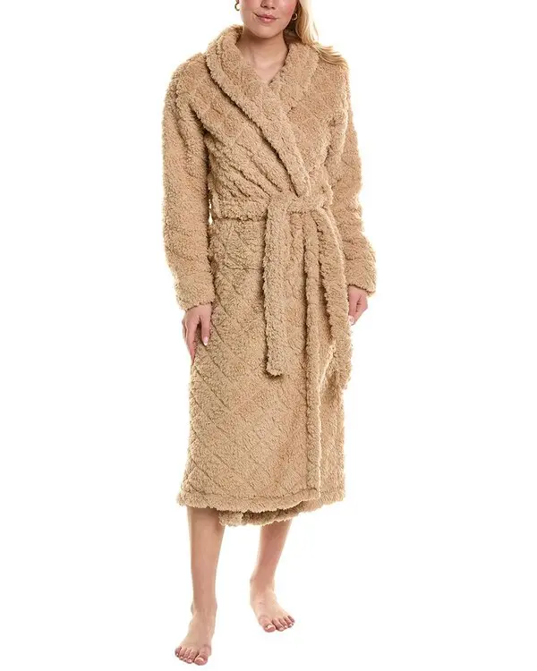 Buy Sanctuary Shawl Collar Long Robe - Brown At 35% Off | Editorialist