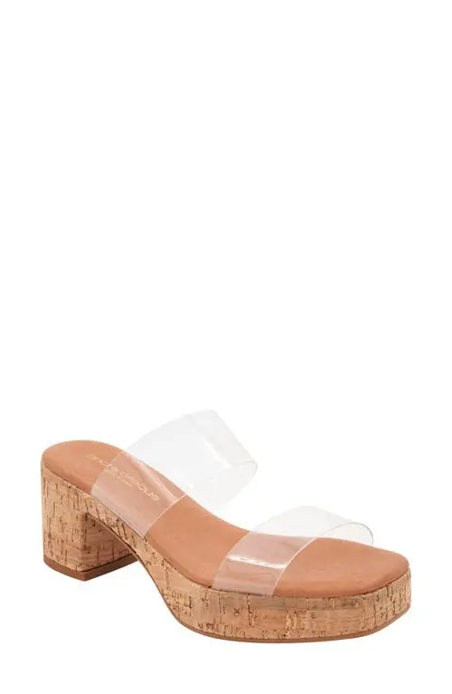 Andre Assous Cairo Platform Sandal - Clear