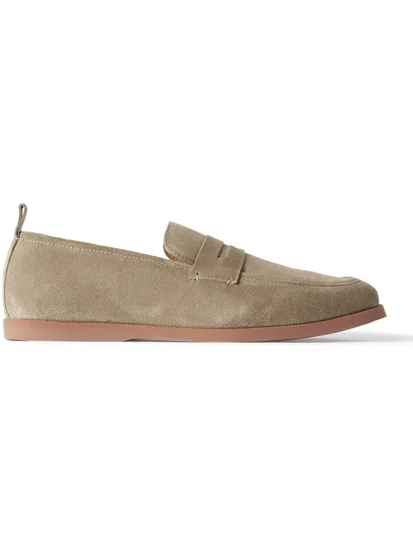 Mr P. Leo Suede Penny Loafers