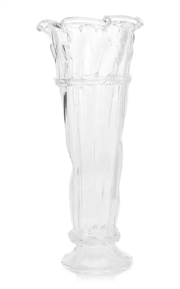 ALEXANDER KIRKEBY Tall Crystal Vase - Clear | Editorialist