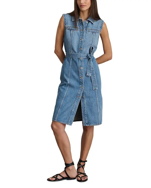 Alex Mill Adeline Denim Shirt Dress In Stockholm - 58% Off | Editorialist