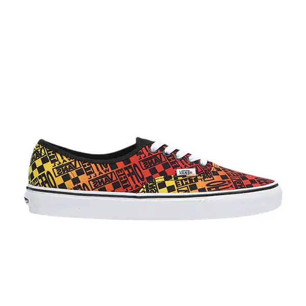 VANS Authentic 'logo Flame - Black | Editorialist