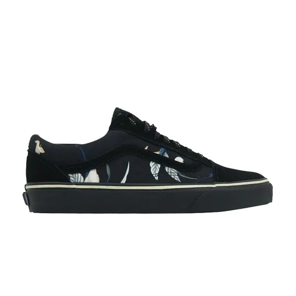 VANS J.crew X Old Skool Floral Sneakers - Black