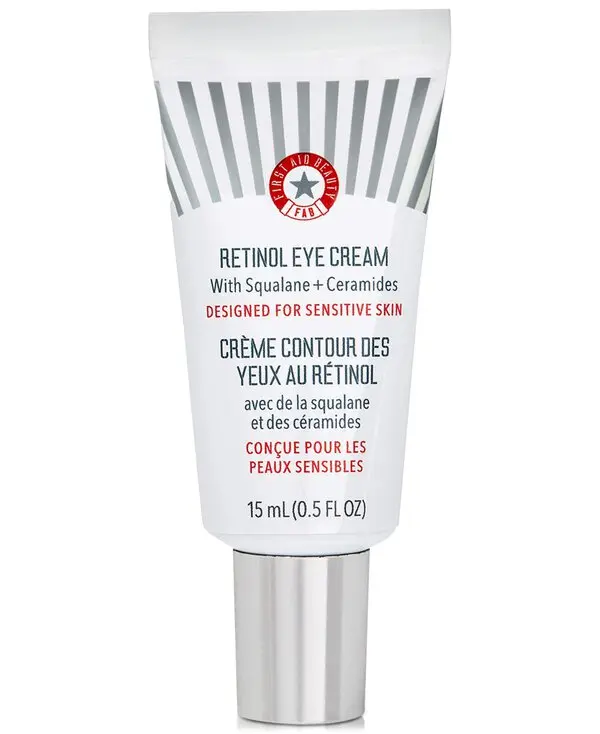 FIRST AID BEAUTY Retinol Eye Cream With Squalane + Ceramides - No Color