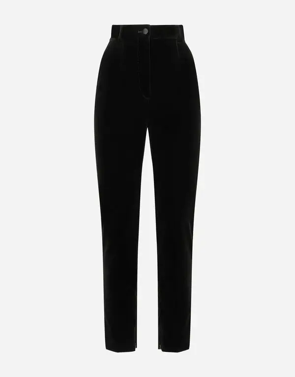 Dolce & Gabbana Velvet Cigarette Pants