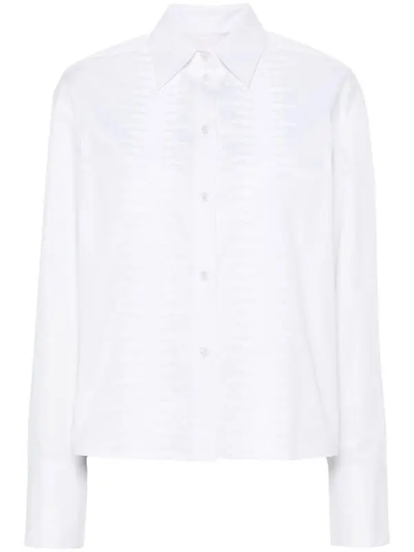 GENNY Sequin-embellished Poplin Shirt