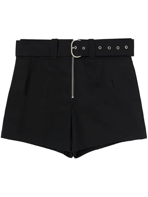 JIL SANDER Belted Denim Shorts
