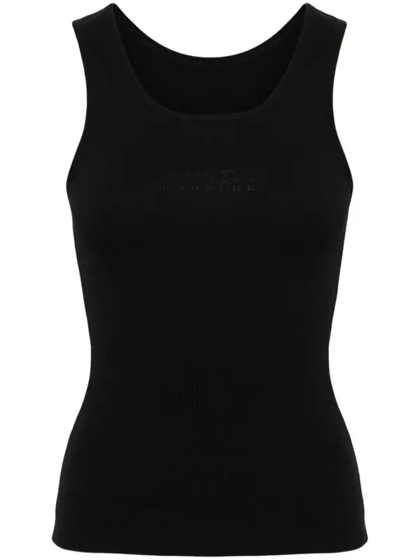 MAISON MARGIELA Single Stitch-logo Top