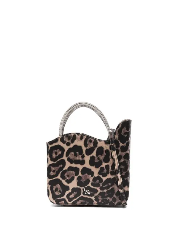 LE SILLA Micro Ivy Leopard Print Bag