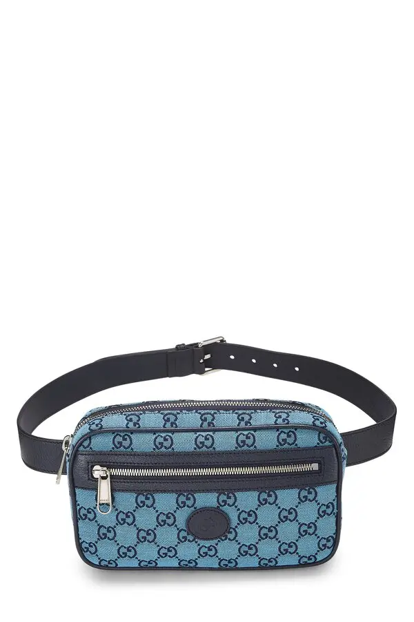 Gucci Gg Marmont Canvas Belt Bag