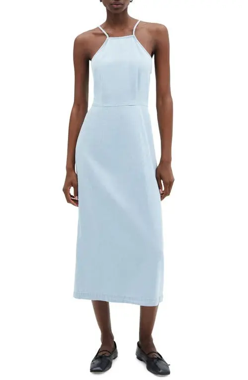 Mango Denim Midi Dress