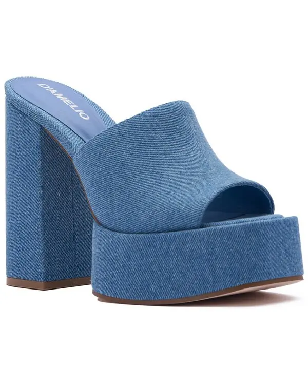 Buy D'Amelio Footwear Ravina Platform Slide - Blue At 49% Off ...
