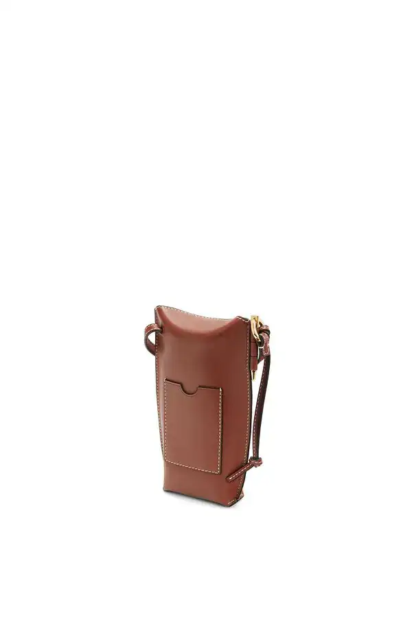 Loewe Luxury Gate Pocket Crossbody Bag - Rust | Editorialist