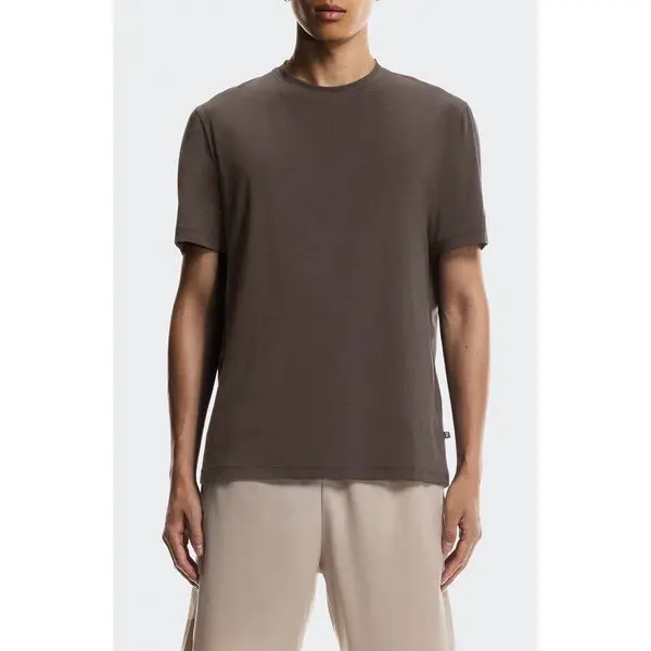 On Focus-t Performance Running T-shirt - Pebble