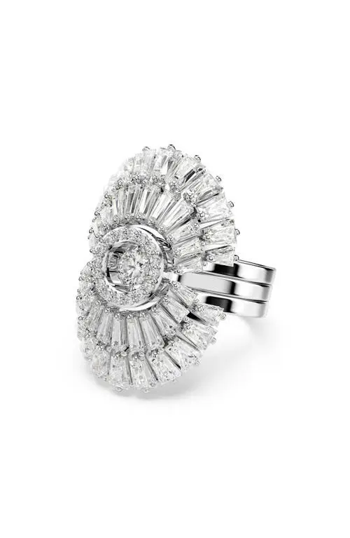SWAROVSKI Idyllia Cubic Zirconia Cocktail Rings Set Of 3