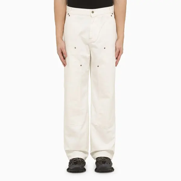 REPRESENT Cotton Trousers - White