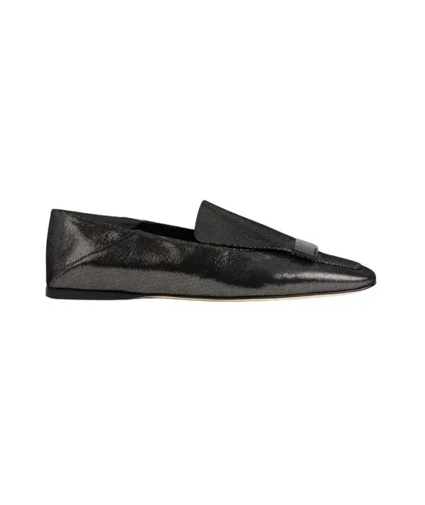 SERGIO ROSSI Sr1 05 Metallic Loafers