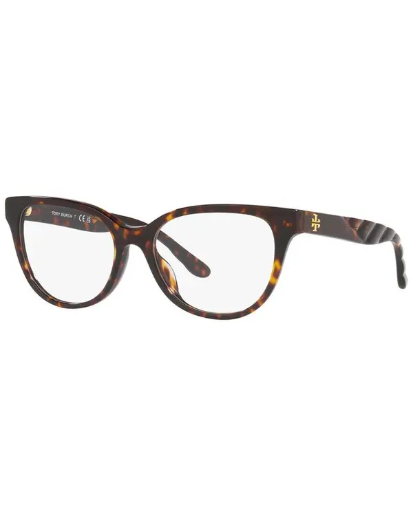 Buy Tory Burch 51mm Optical Frames - Brown At 62% Off | Editorialist
