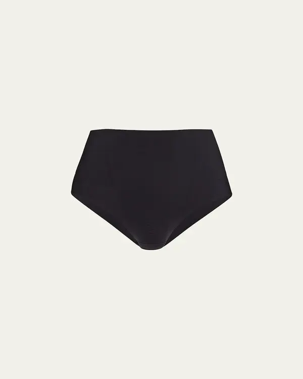 Commando Zone Smoothing High-rise Stretch Briefs - Blk-black