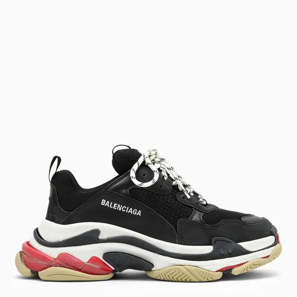 Buy Balenciaga Triple S /red Trainer - Black At 33% Off | Editorialist