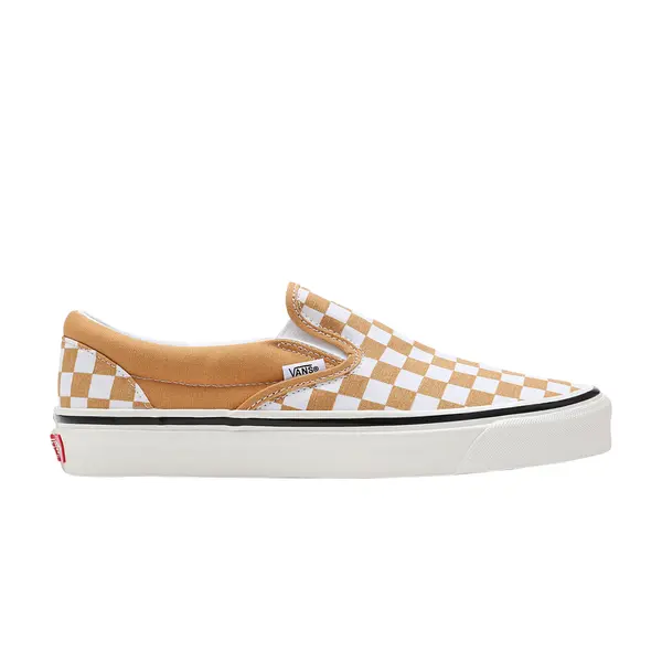VANS Classic Checkerboard Slip-on Sneakers - Yellow