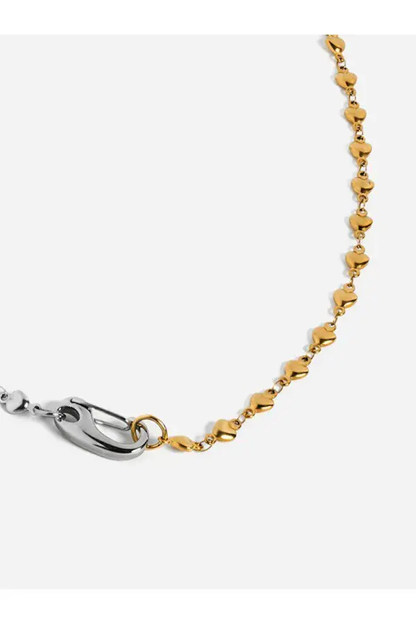 LAPO LOUNGE Steelheart Mixed-metal Necklace - Gold