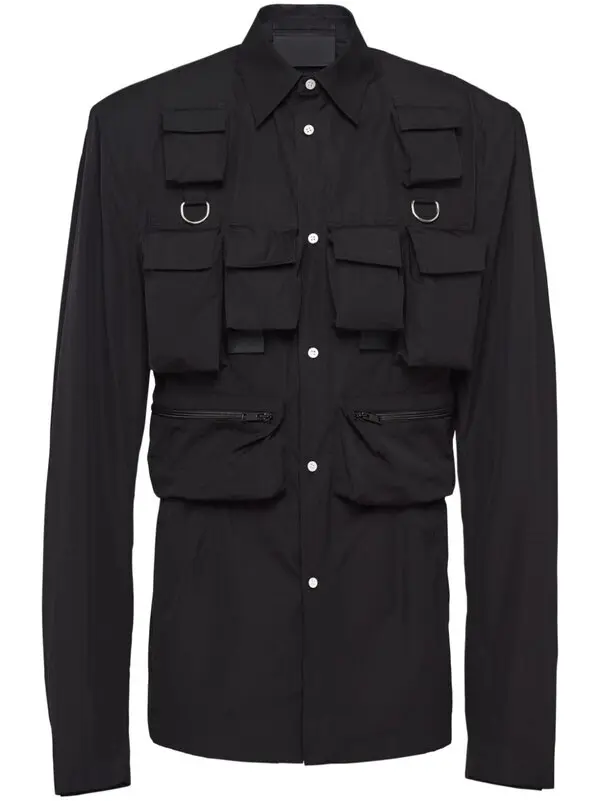 Prada Single-breasted Cotton Jacket