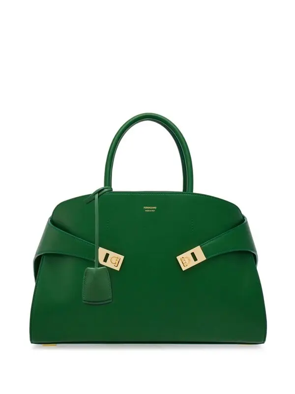 FERRAGAMO Medium Tote Bag - Green