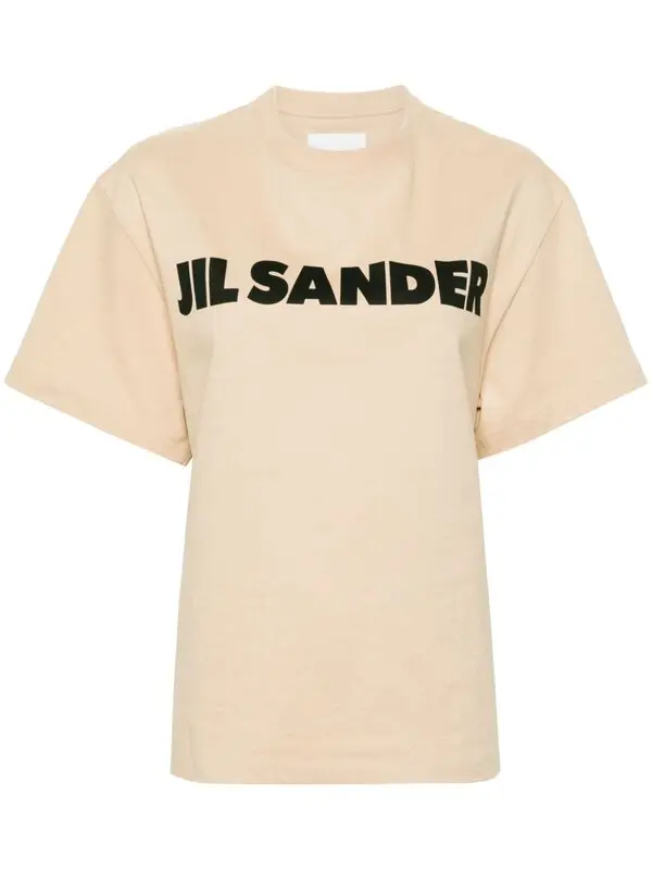 JIL SANDER Logo-print T-shirt - Neutrals