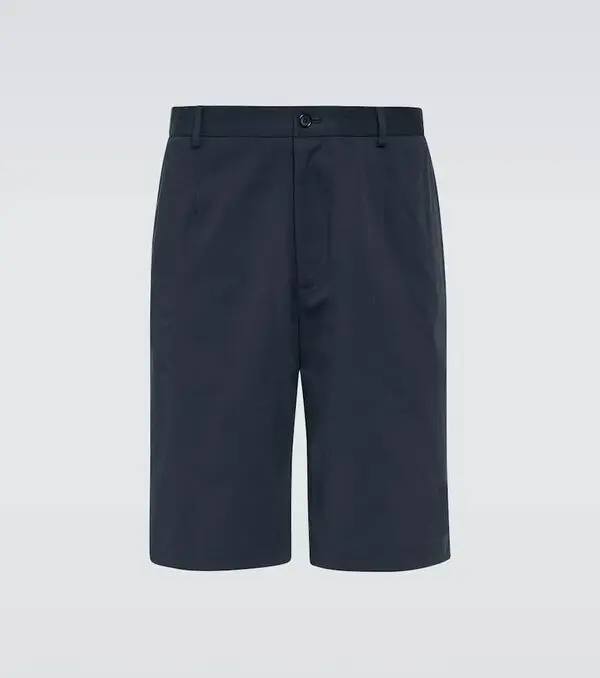 Dolce & Gabbana Tailored Cotton-blend Bermuda Shorts - Blue