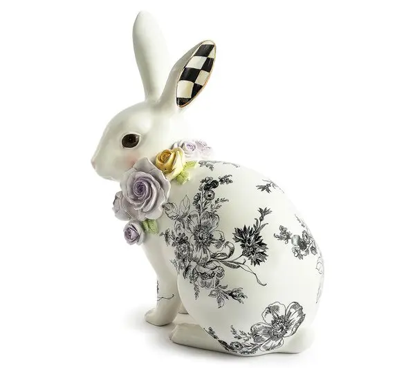 MACKENZIE-CHILDS Butterfly Toile Tall Rabbit