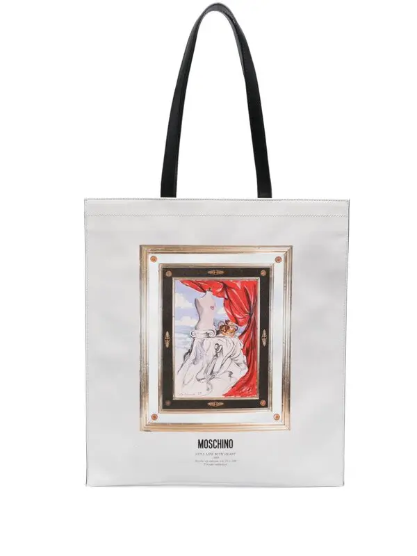 Moschino Still Life Heart-print Shoulder Bag