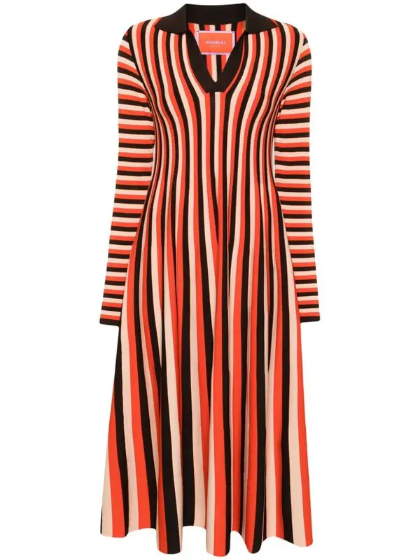 La DoubleJ Plaza Knitted Midi Dress