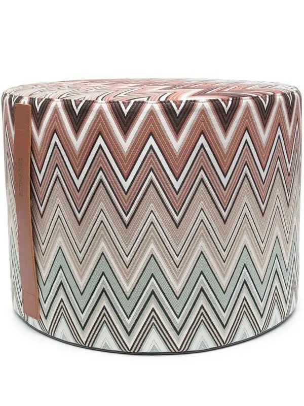 Missoni Birmingham Cylindrical Pouf