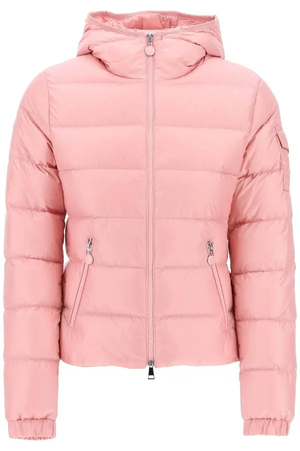 Moncler Hooded Down Jacket Gles - Pink | Editorialist