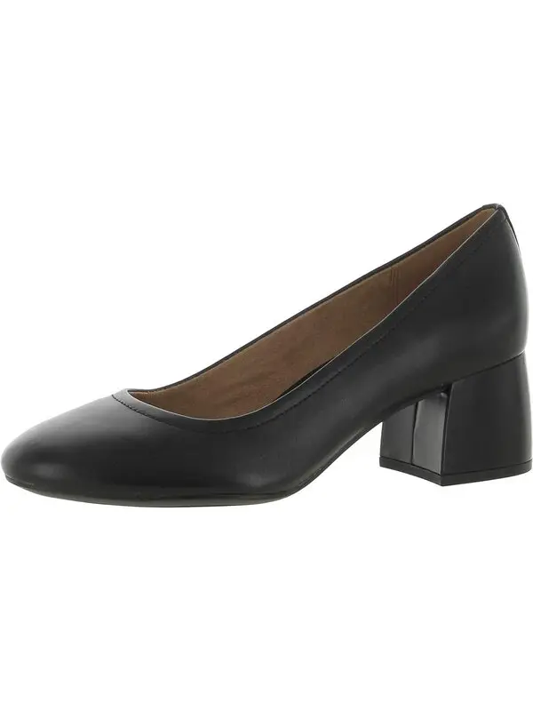 Buy Vionic Carmel Leather Slip On Pumps - Black At 9% Off | Editorialist