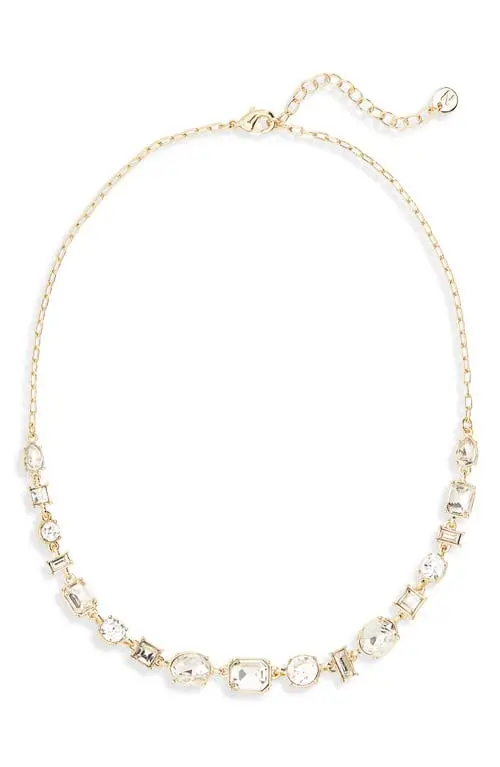 Nordstrom Mixed Crystal Chain Necklace