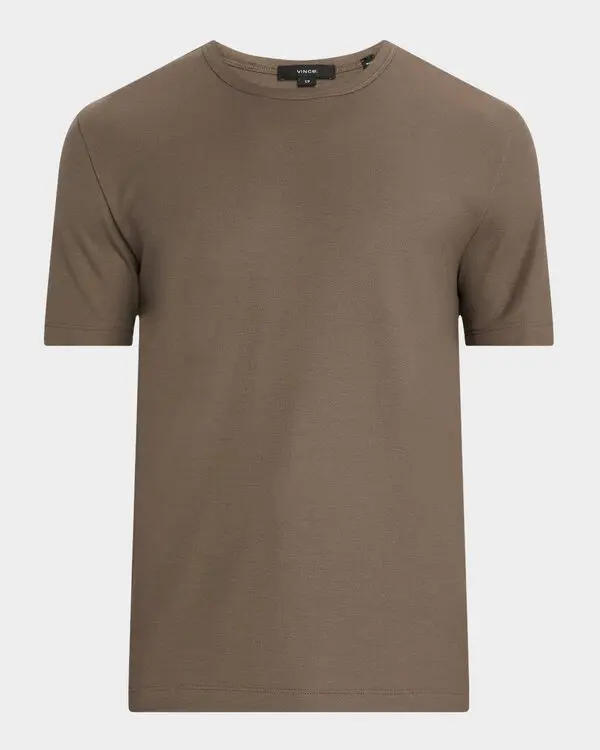 Vince Pima Pique Crew T-shirt - Dome