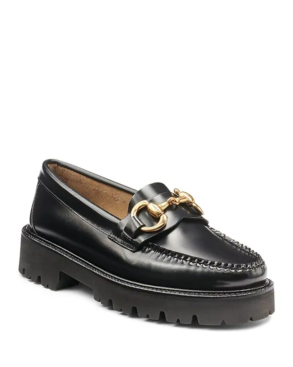 G.H.BASS Lianna Platform Loafers - Black
