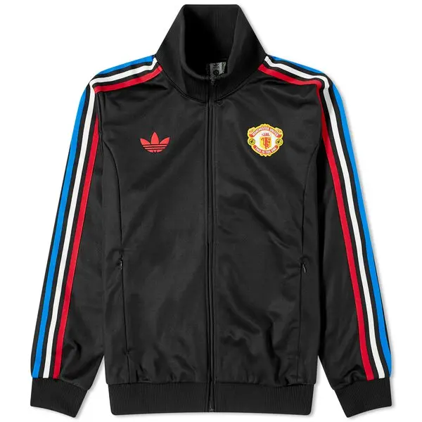 Adidas X Mufc X The Stone Roses Track Top - Black | Editorialist