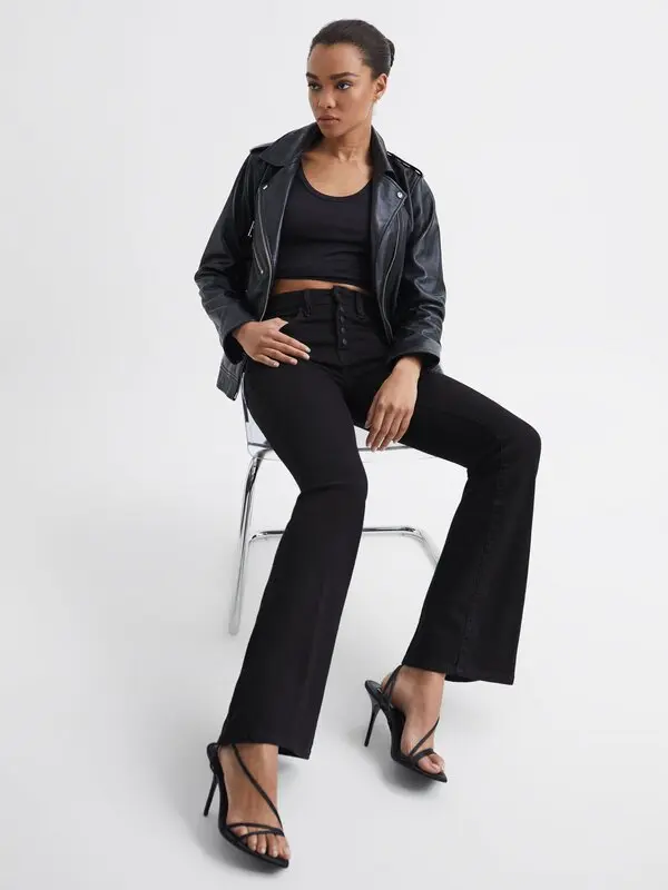 Good American Good Legs Flare Jeans