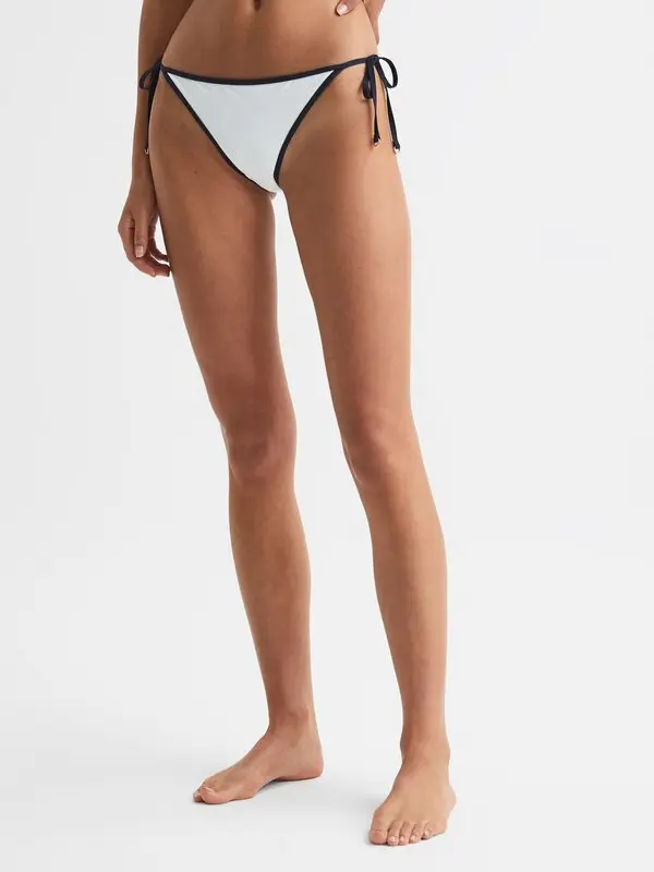REISS Rutha Self-tie Bikini Bottom