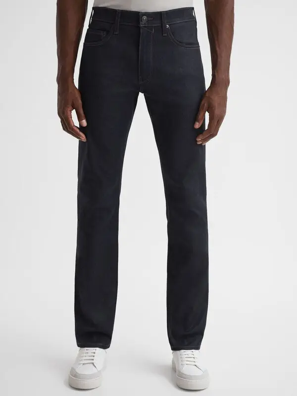 Paige Lennox High-stretch Regular Fit Jeans - Spence Coated