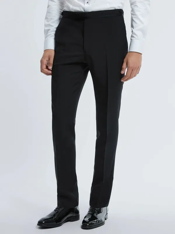 ATELIER Rabello Wool-mohair Slim Fit Tuxedo Trousers