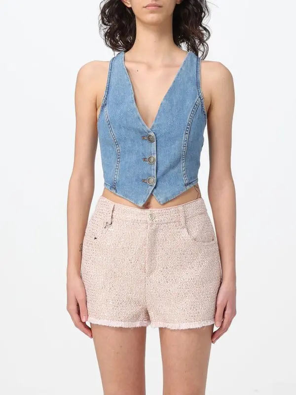 TWINSET Waistcoat - Stone Washed