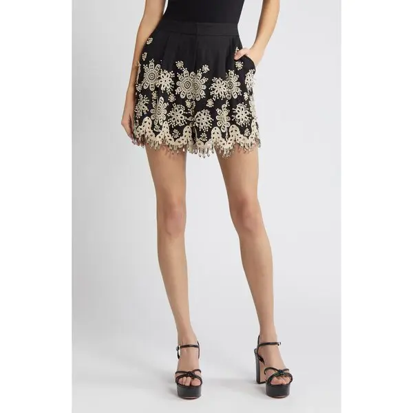 Kobi Halperin Annabel Embroidered Shorts