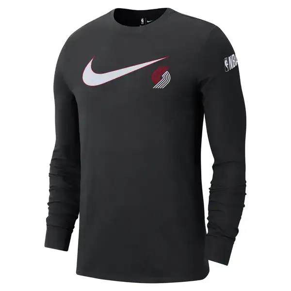 Nike Portland Trail Blazers Swoosh Essential Nba Long-Sleeve T