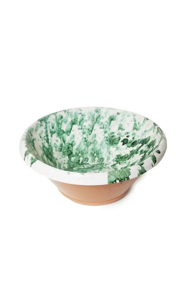 Il Buco Vita Montegranaro Extra Large Splatterware Mixing Bowl - Green ...