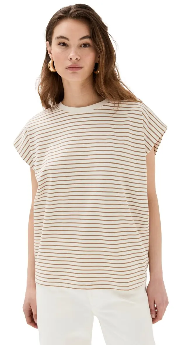 PISTOLA Trina Tee - Sable Stripe
